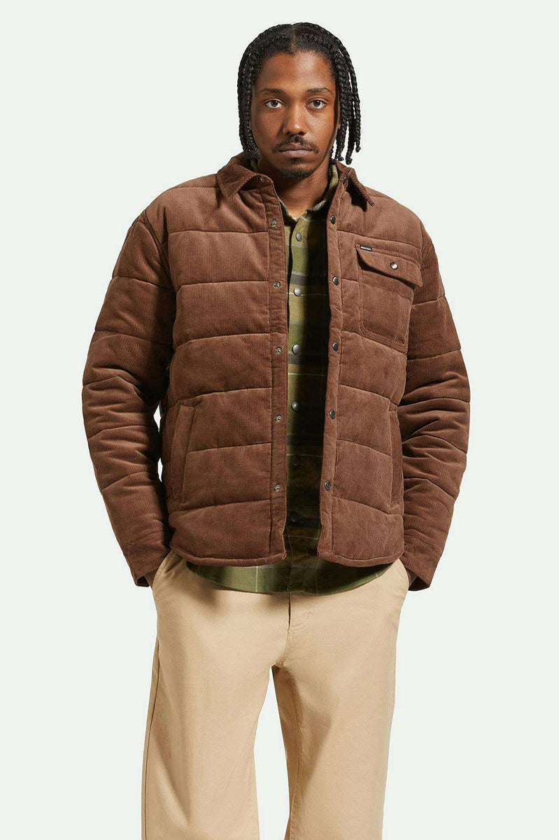 Brixton Men's Cass Jacket - Pinecone Brown Cord – Railcar Fine Goods
