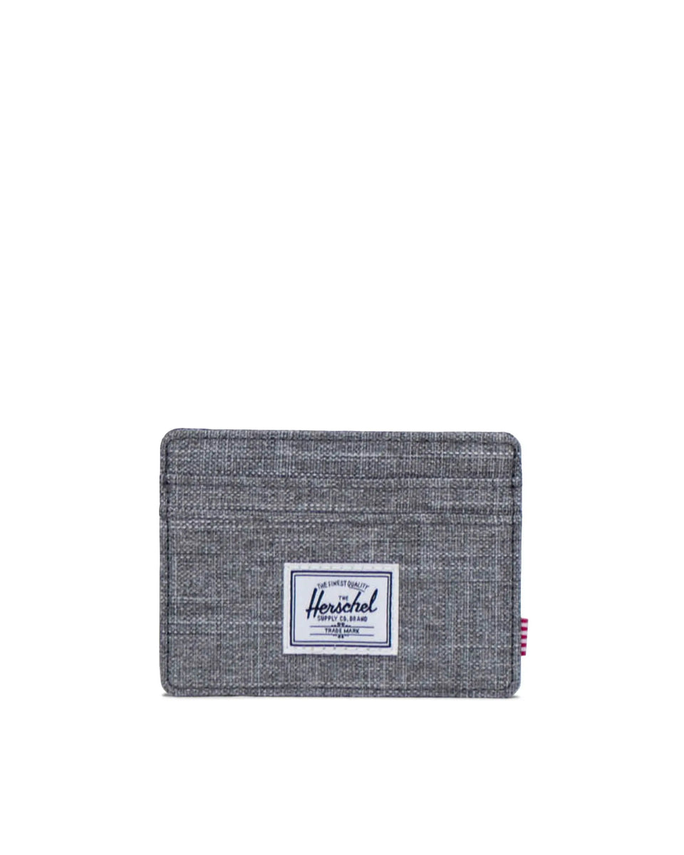 Charlie Cardholder Wallet - Raven Crosshatch – Railcar Fine Goods